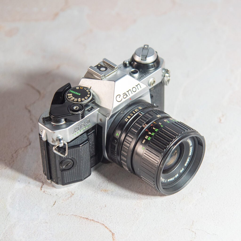 Canon AE-1 SLR 35mm Film Camera - Vintage and Antique Cameras for sale ...